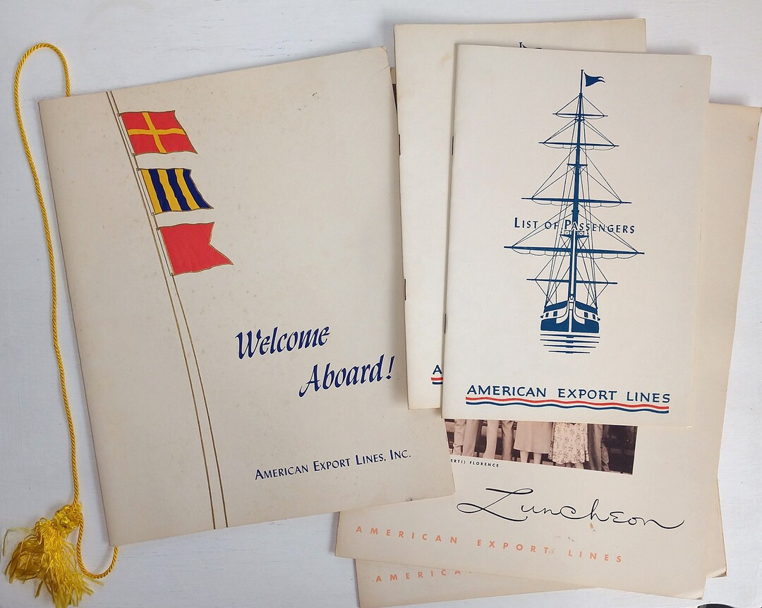 1960 Cruise Ephemera - Etsy