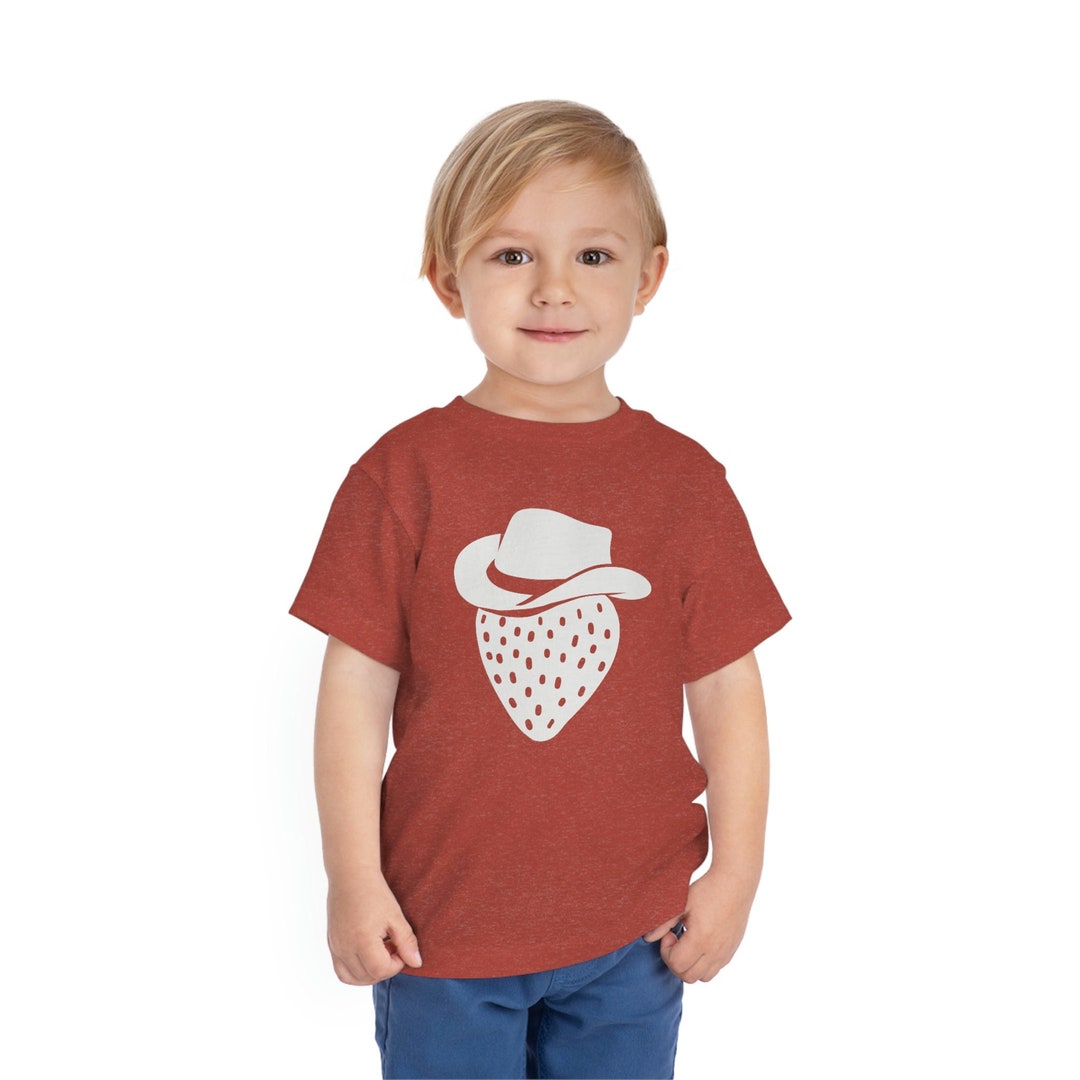 Strawberry Cowboy Cowgirl Toddler Plant City Strawberry Shirt ...