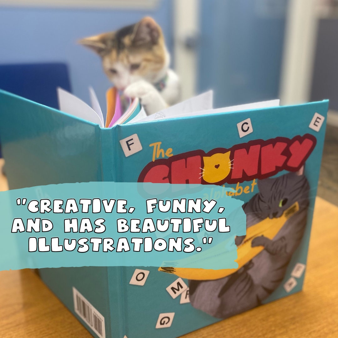 The Chonky Cat Alphabet Cat Book Coffee Table Books Cat - Etsy