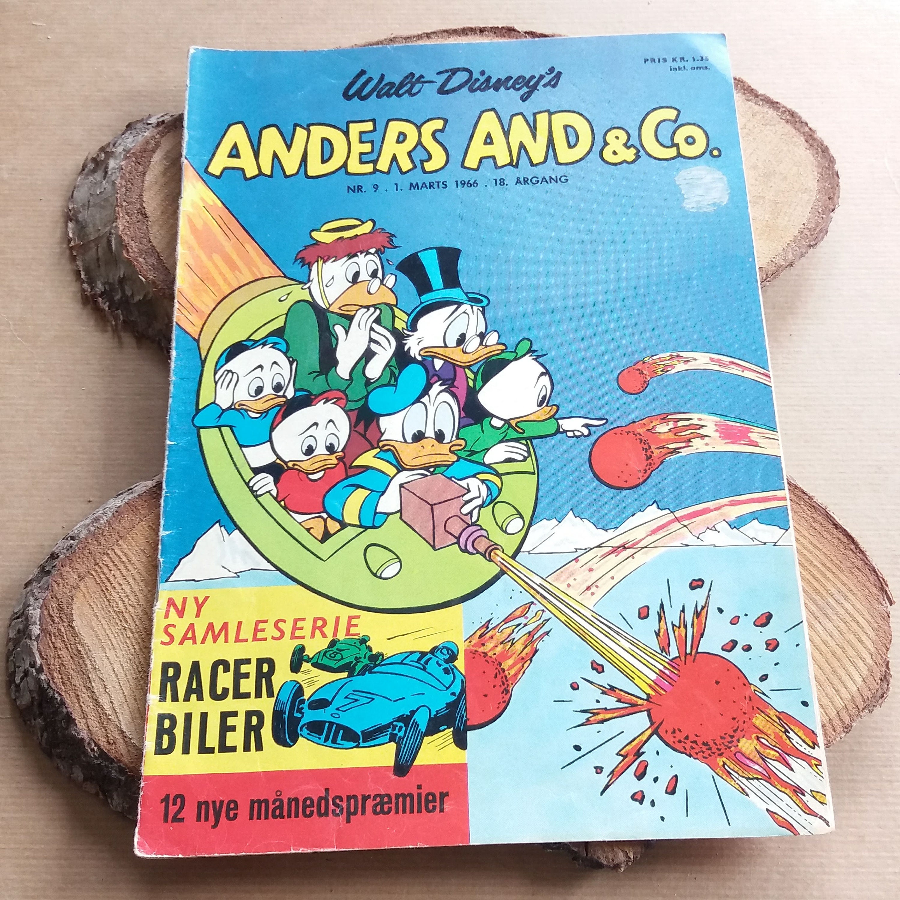 Disney 1966 Magazine With Mickey Mouse + Donald Duck in Danish Language ...