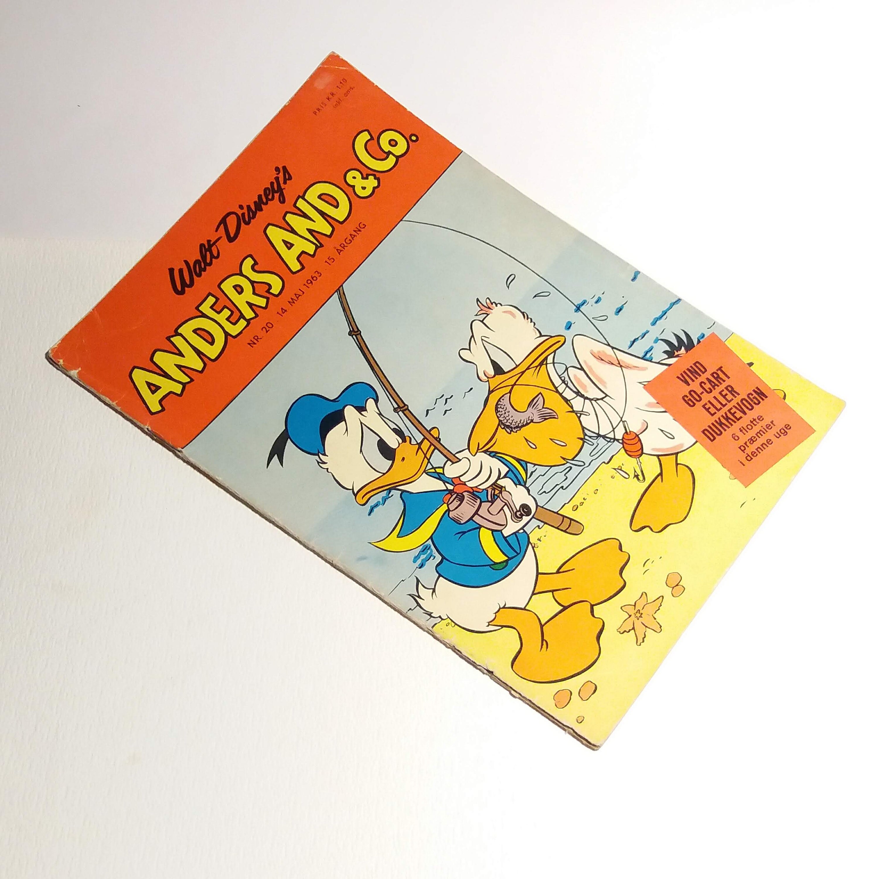 Disney 1963 Magazine With Mickey Mouse Donald Duck in Danish - Etsy