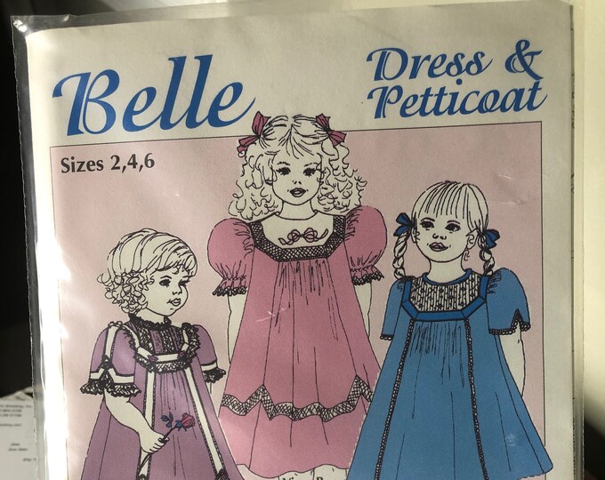 Vintage Grace Knott "belle" Dress and Petticoat Pattern - Etsy