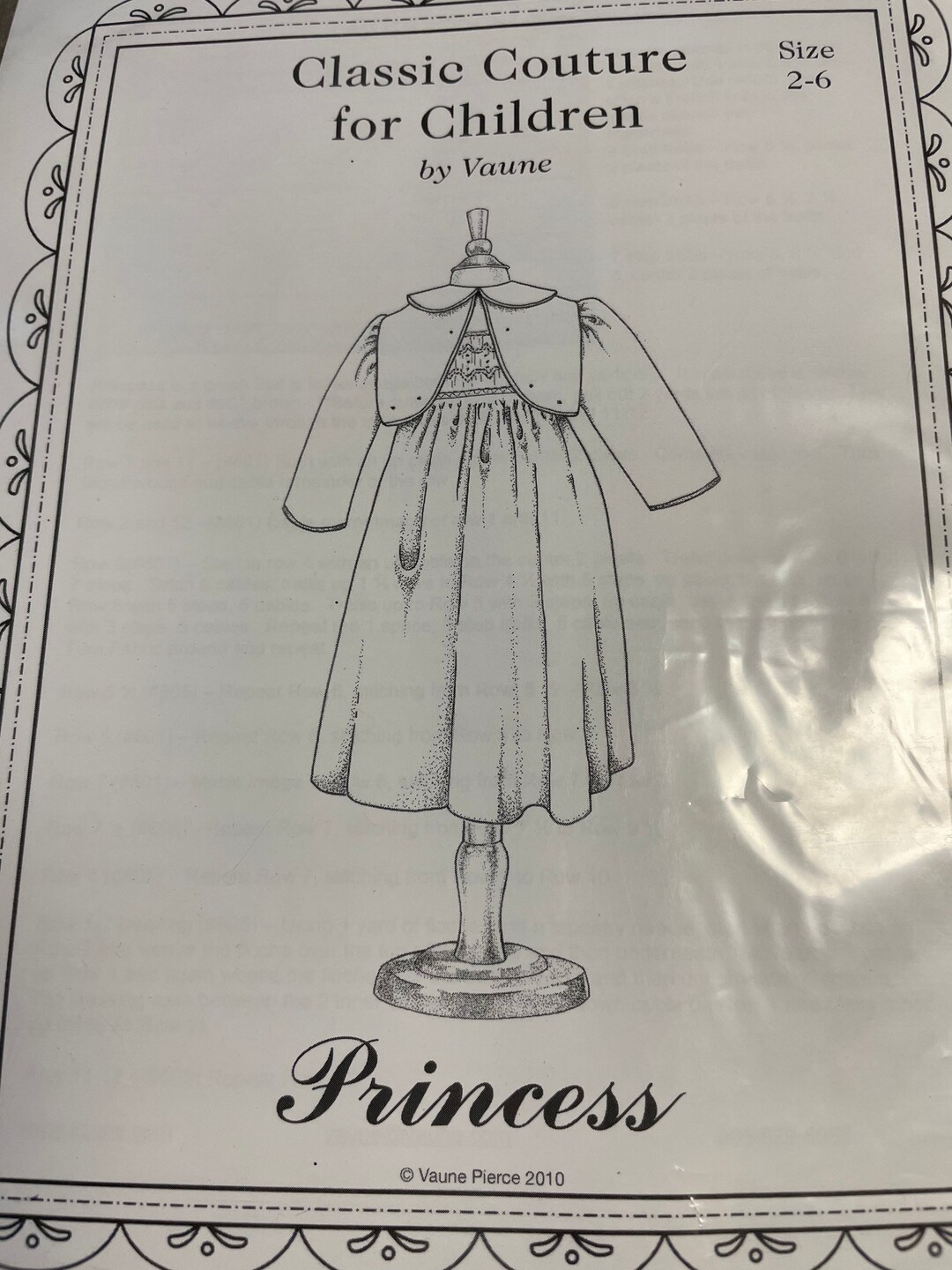 Classic Couture Princess Pattern - Etsy