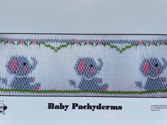 Baby Pachyderms Smocking Design - Etsy