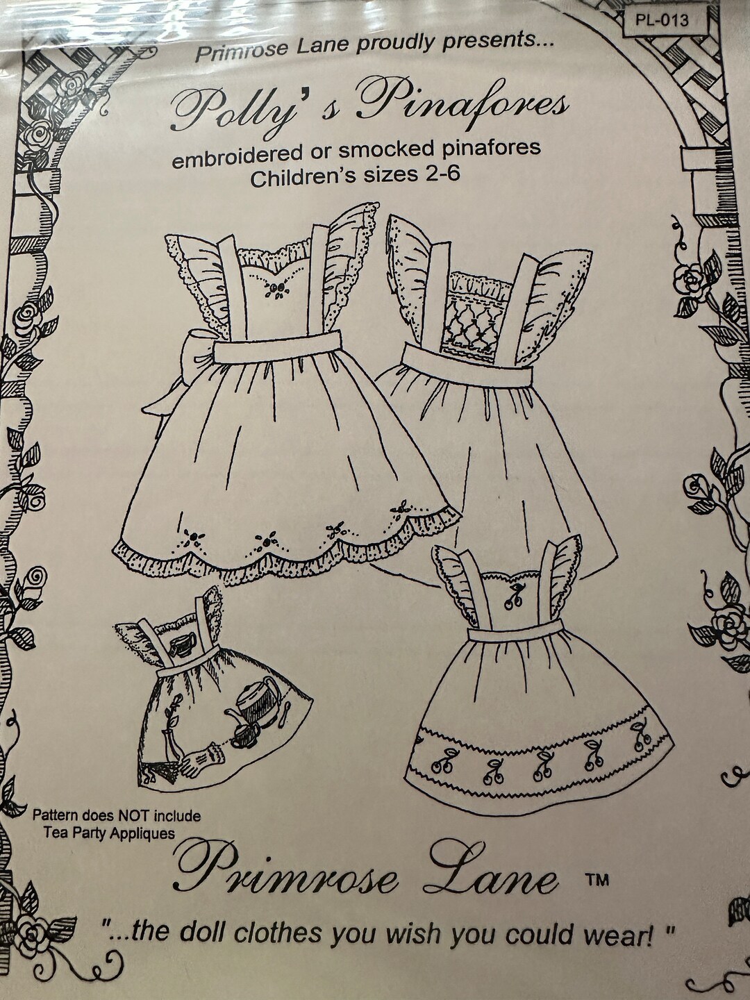 Primrose Lane Polly's Pinafores Pattern - Etsy