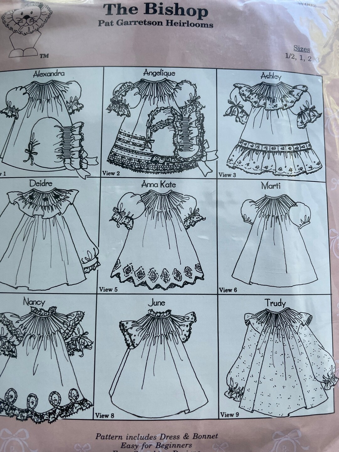 Pat Garretson Basic Bishop Pattern - Etsy