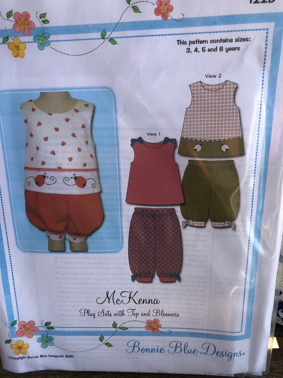 Bonnie Blue Mckenna Pattern | Etsy