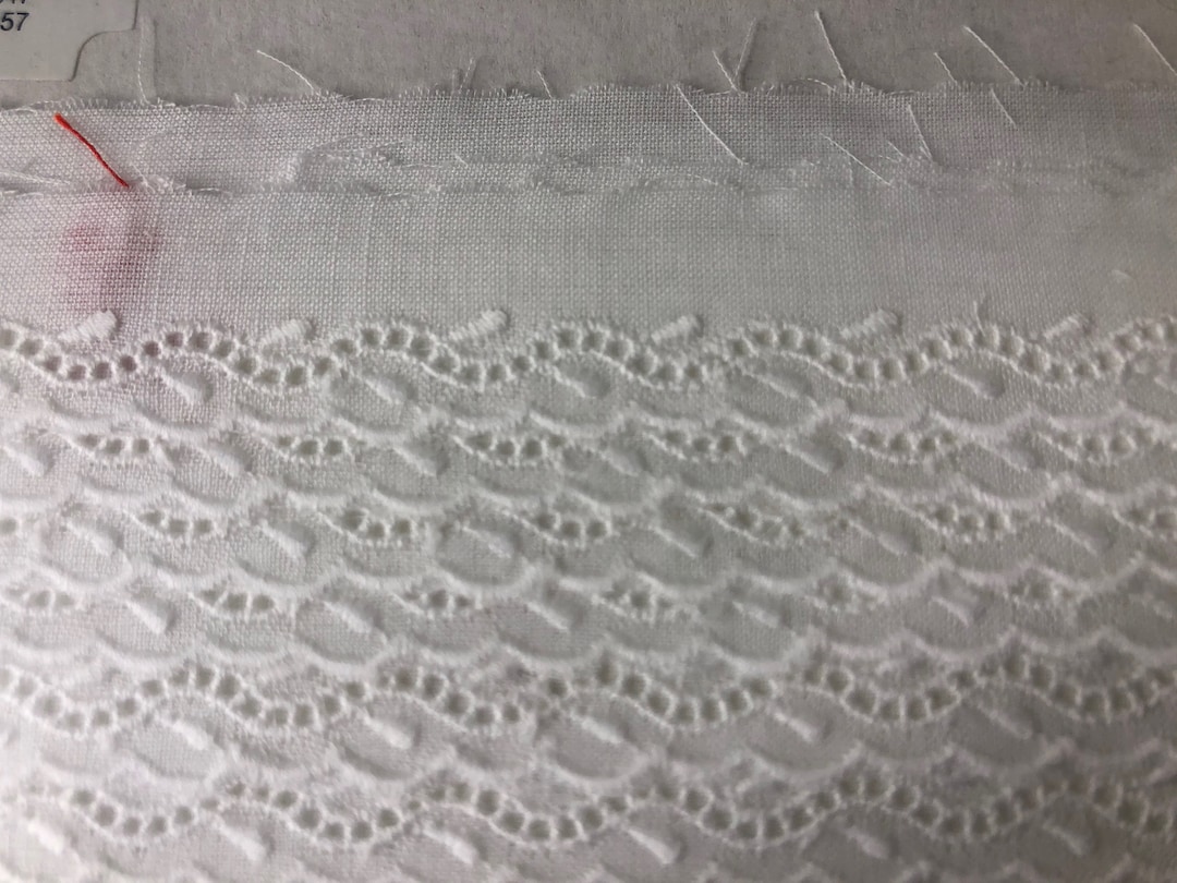 Swiss Embroidery IN White - Etsy