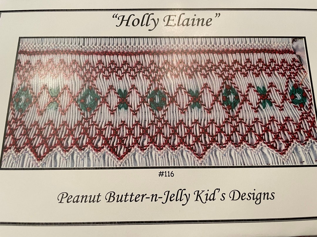 Holly Elaine Smocking Plate - Etsy