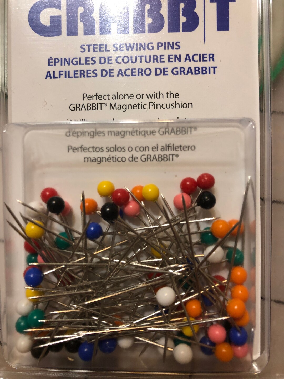 Grabbit Steel Straight Pins - Etsy