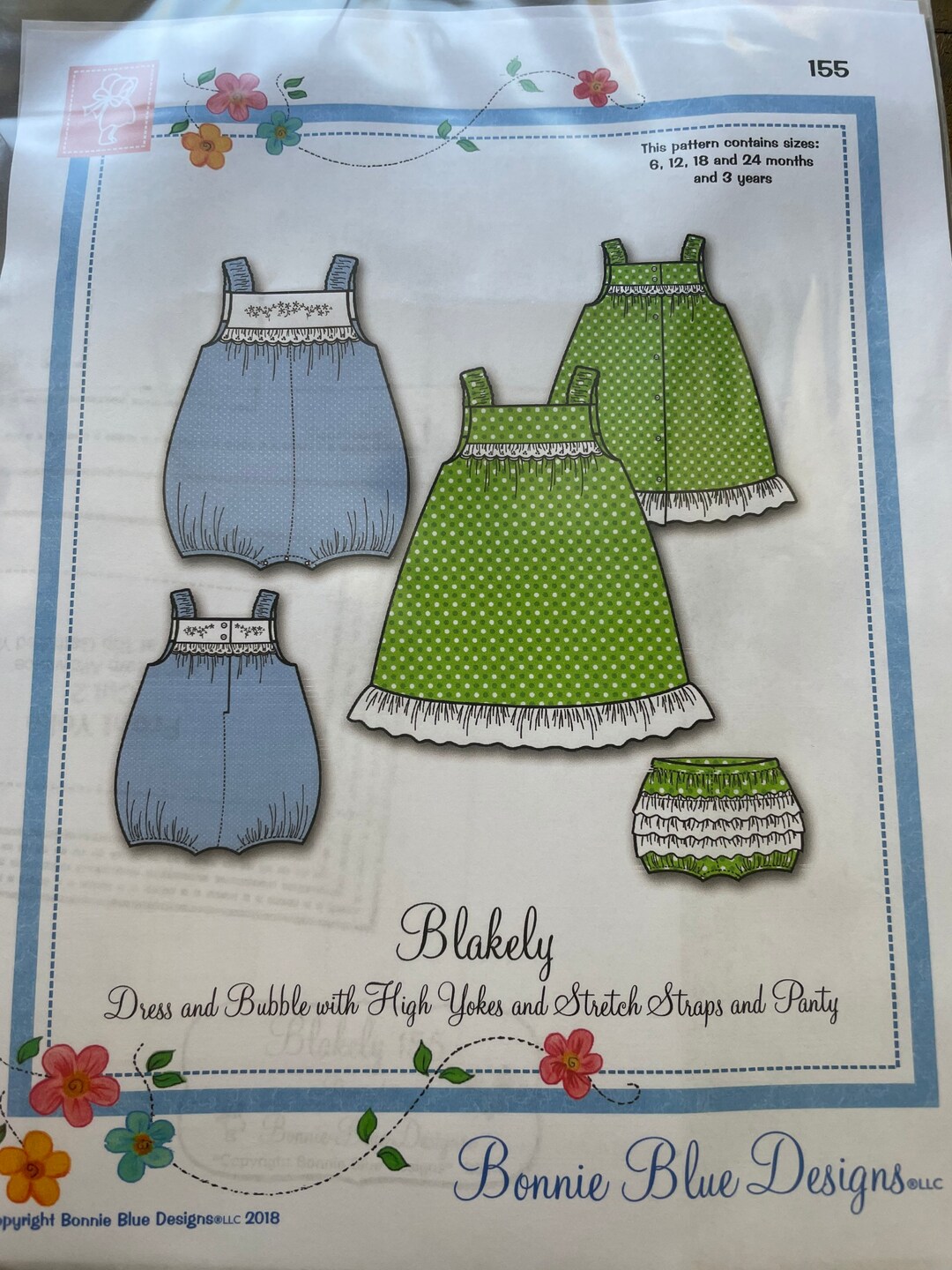 Bonnie Blue Blakely Pattern - Etsy