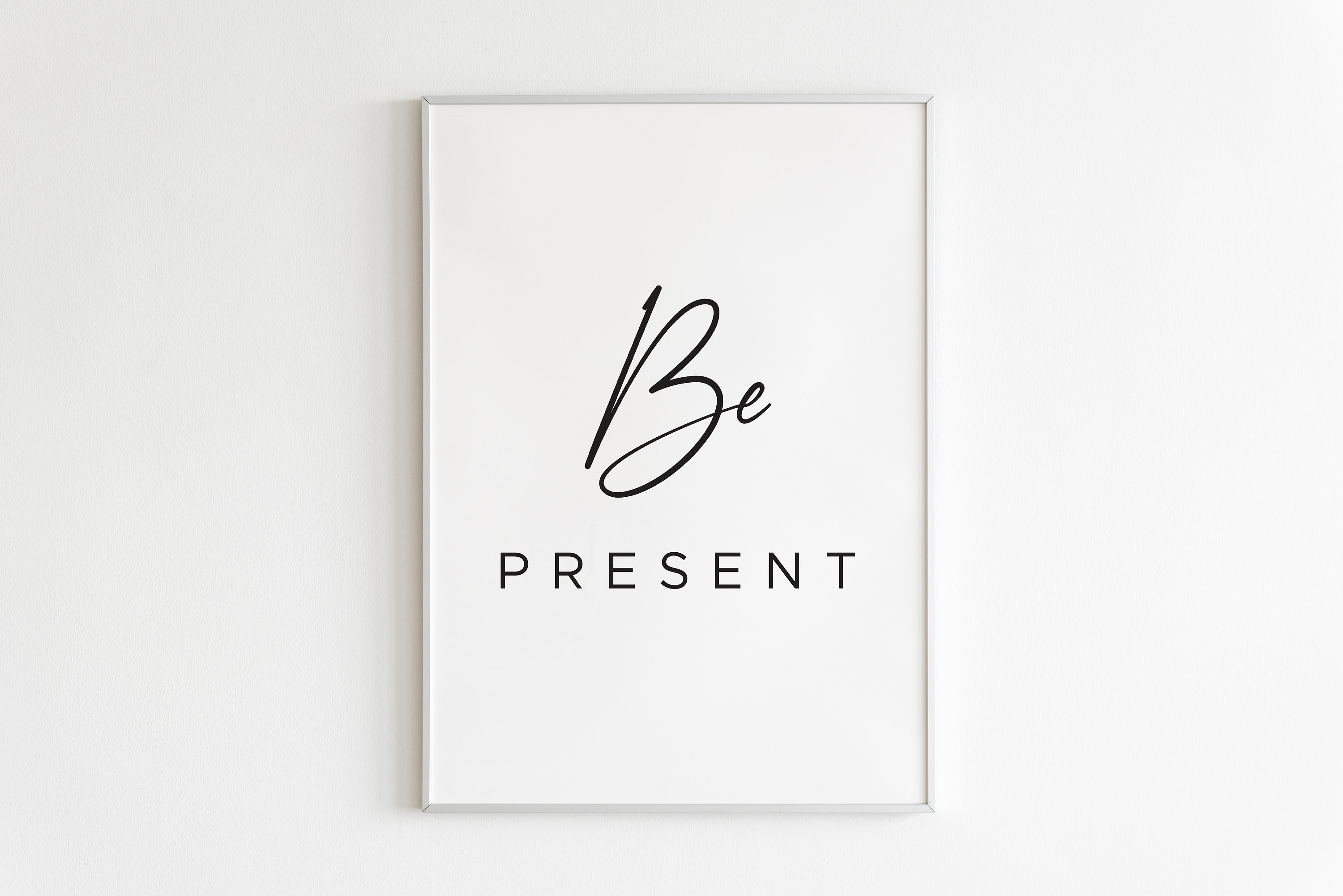 Be Present Sign Best Seller Modern Home Decor Minimalist - Etsy