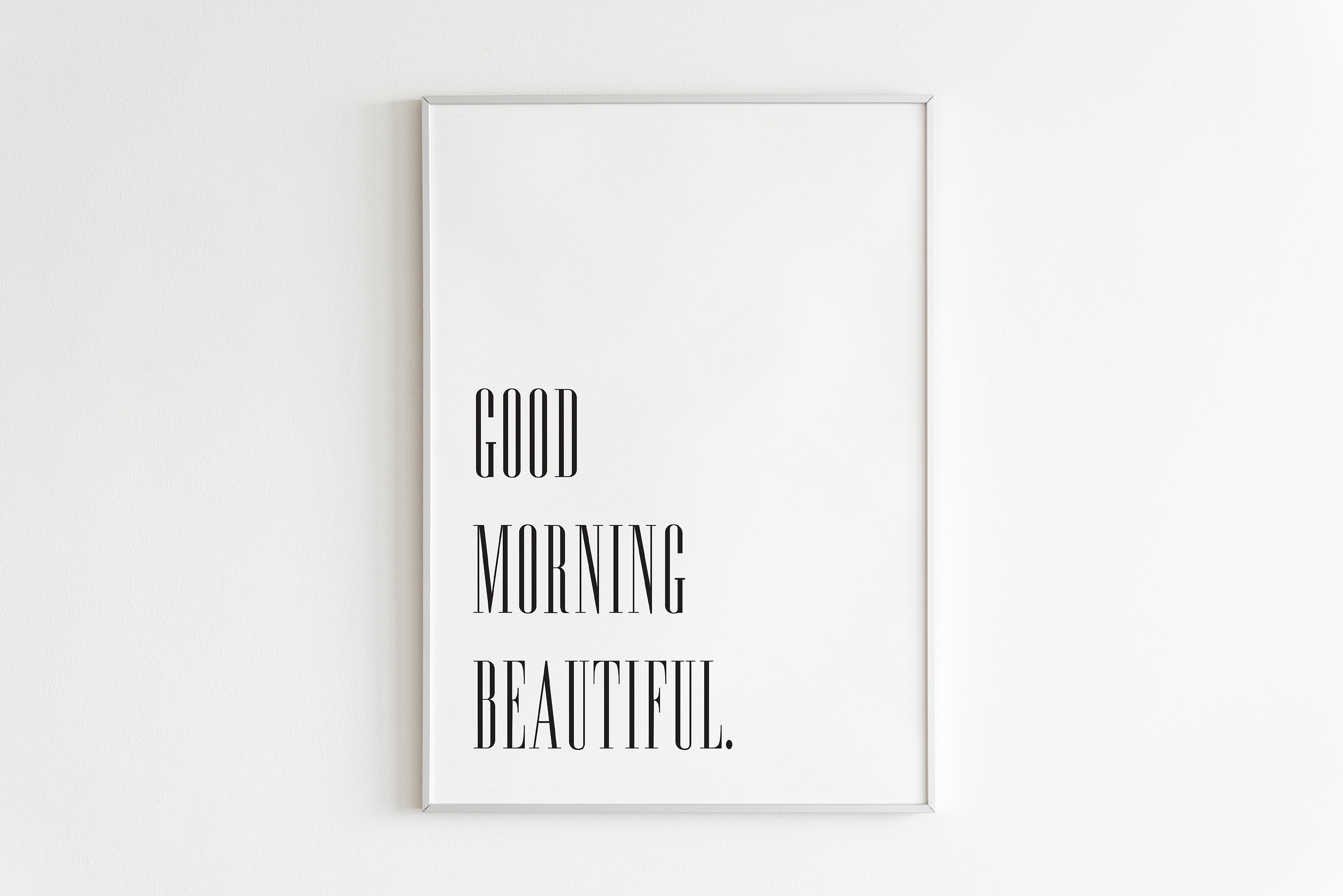 Good Morning Beautiful Sign, Best Seller, Modern Home Decor, Minimalist ...
