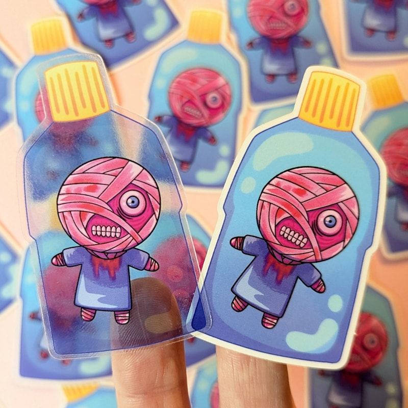 Mouthwashing Stickers - Etsy