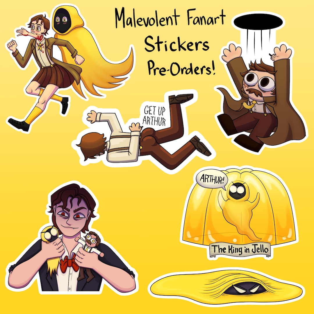 Malevolent Fanart Stickers PREORDER - Etsy