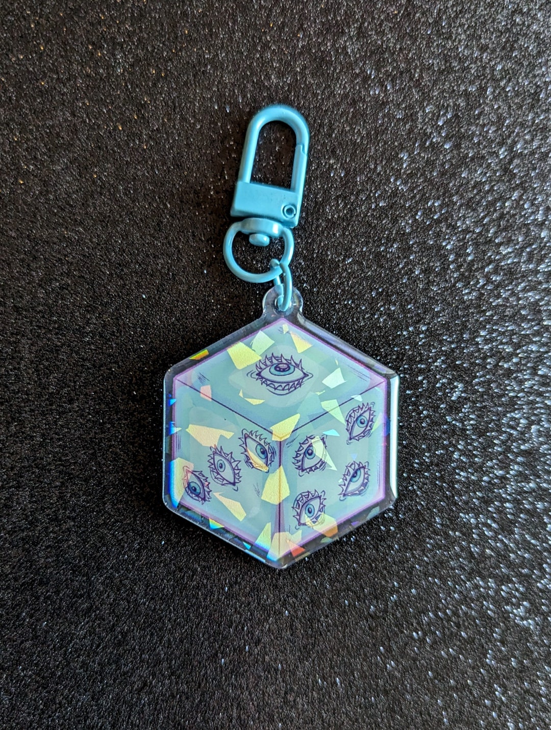 Holographic Prison Realm Charm - Etsy