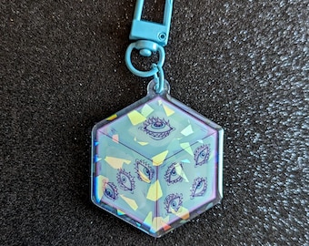 Gojo Prison Realm Acrylic Shaker Charm jujutsu Kaisen - Etsy