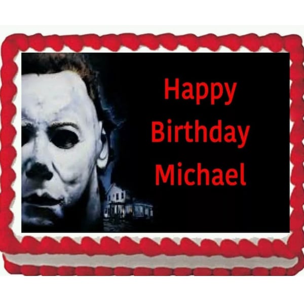 Michael Myers Birthday Cake - Etsy