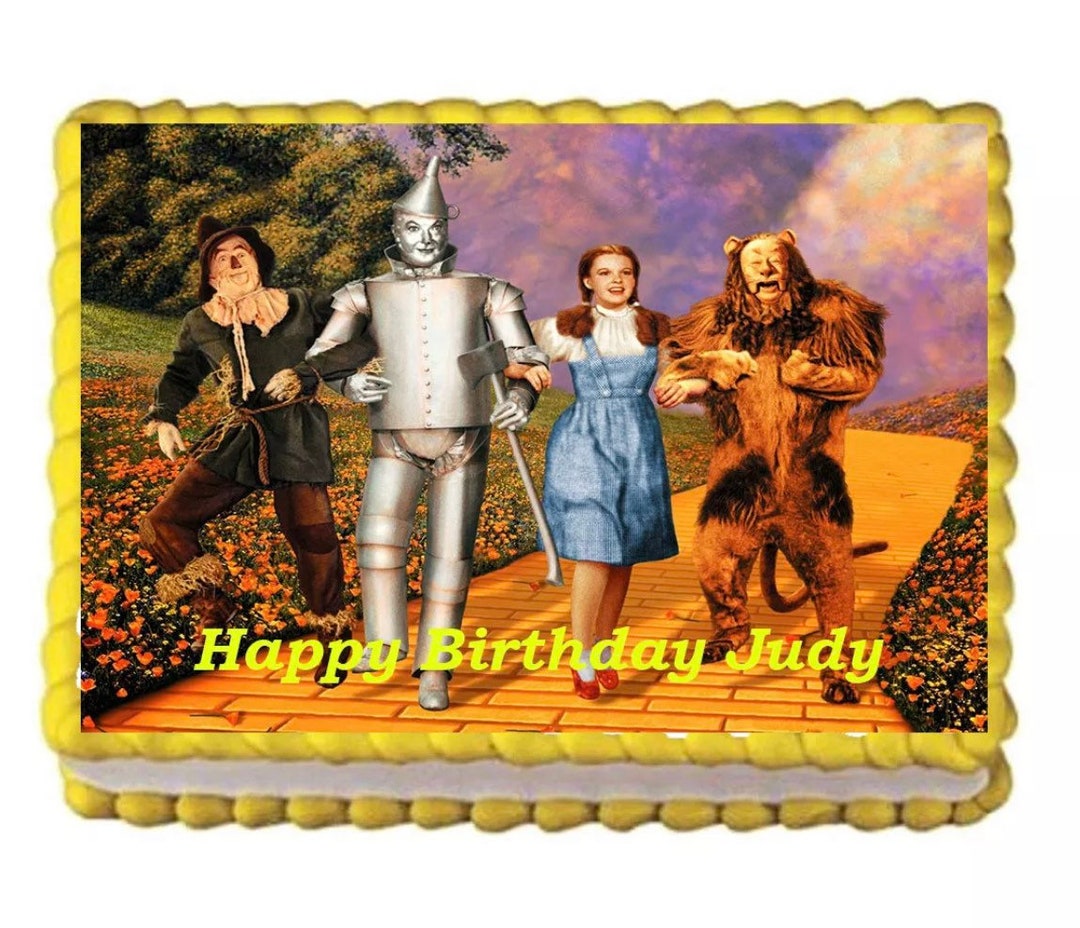 Edible Cake Image Wizard Design Presley 1/4 Sheet Cake - Etsy