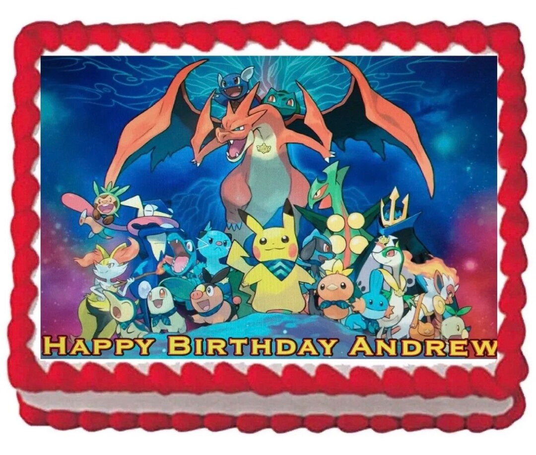 Edible Cake Image Game Gaming 1/4 Sheet Cake - Etsy