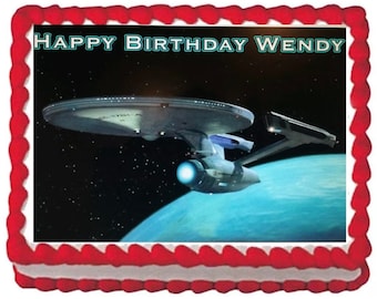 Star Trek Cake Topper - Etsy