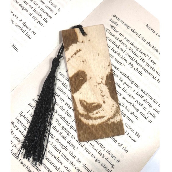 Panda Bookmark - Etsy