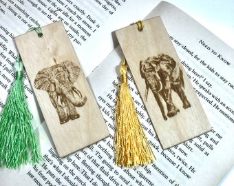 Elephant Bookmark | Etsy
