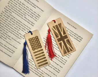 Union Jack Bookmark - Etsy