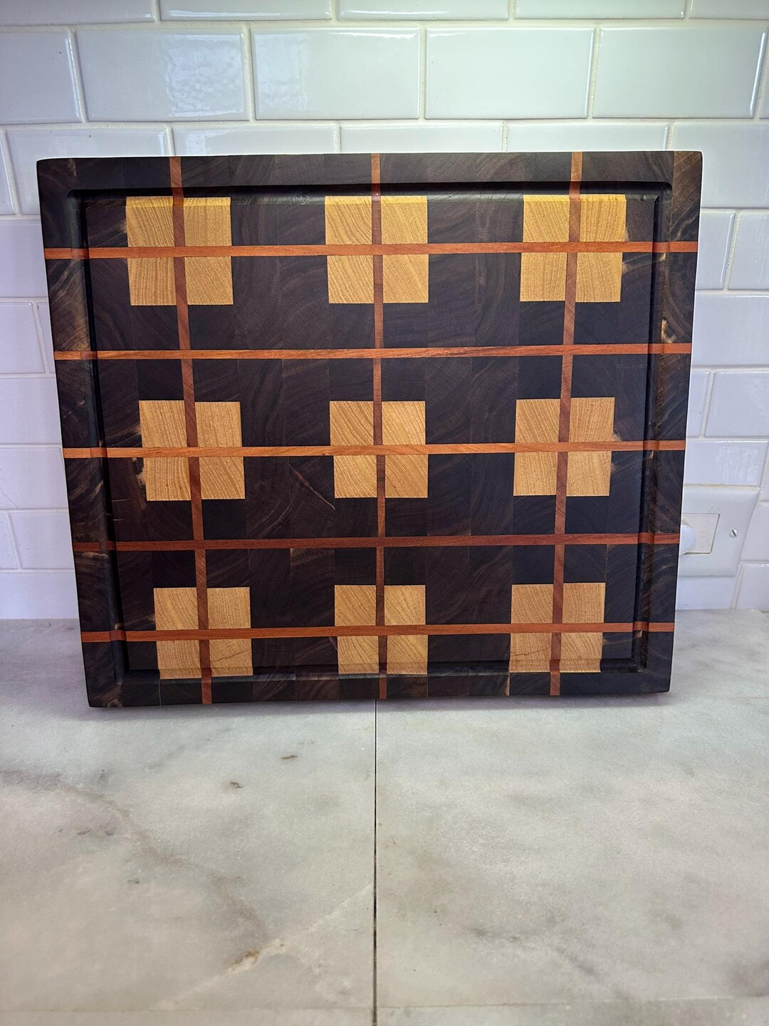 Kenzie and Craig: Handcrafted End-grain Cutting Board for Entertaining ...