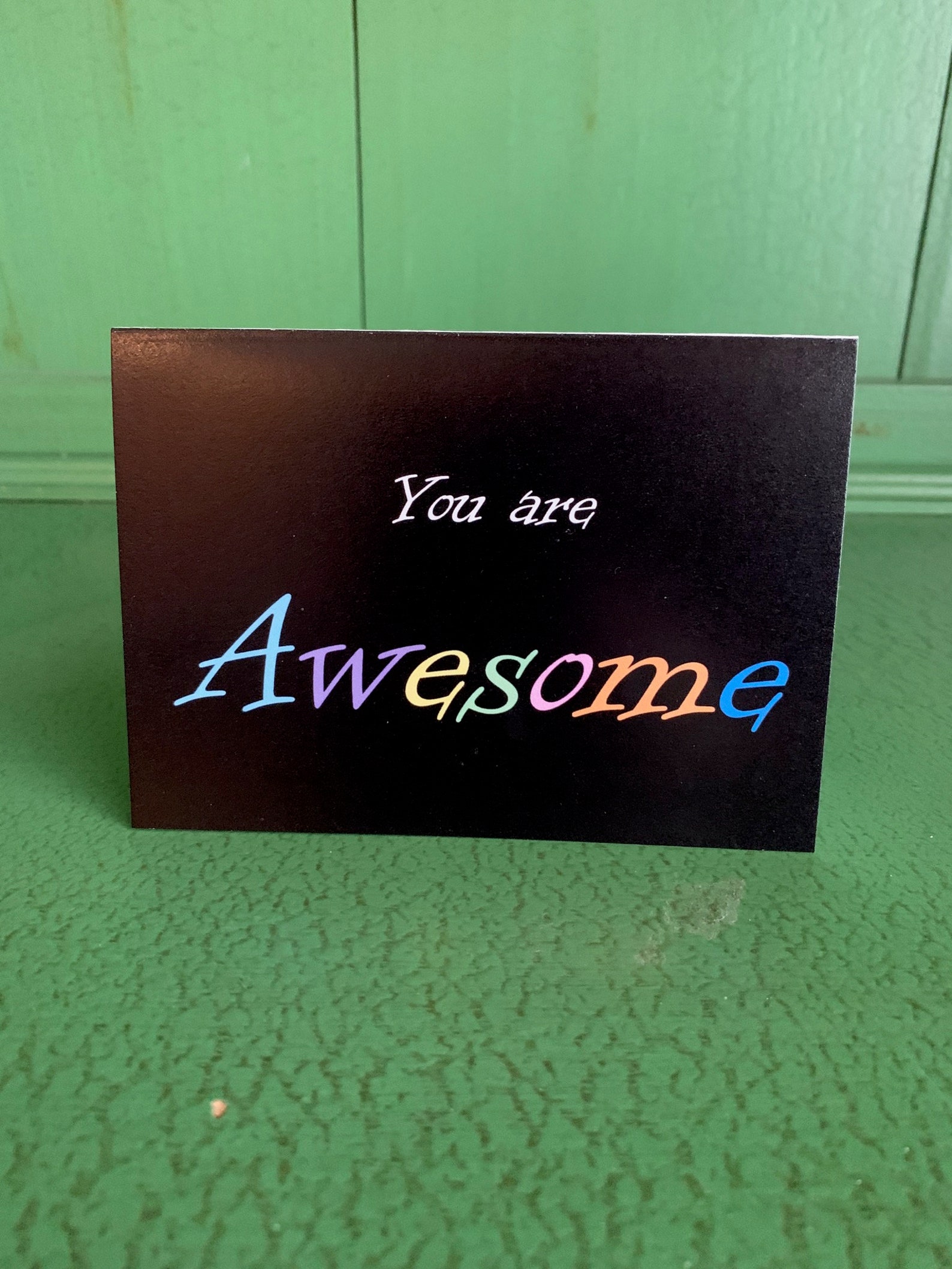 Handmade You Are Awesome Note Card NC28 - Etsy