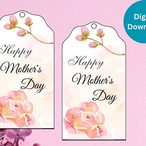 Printable Mother's Day Gift Tags, Favor Tags, Sweet Tags, Mother's Day ...