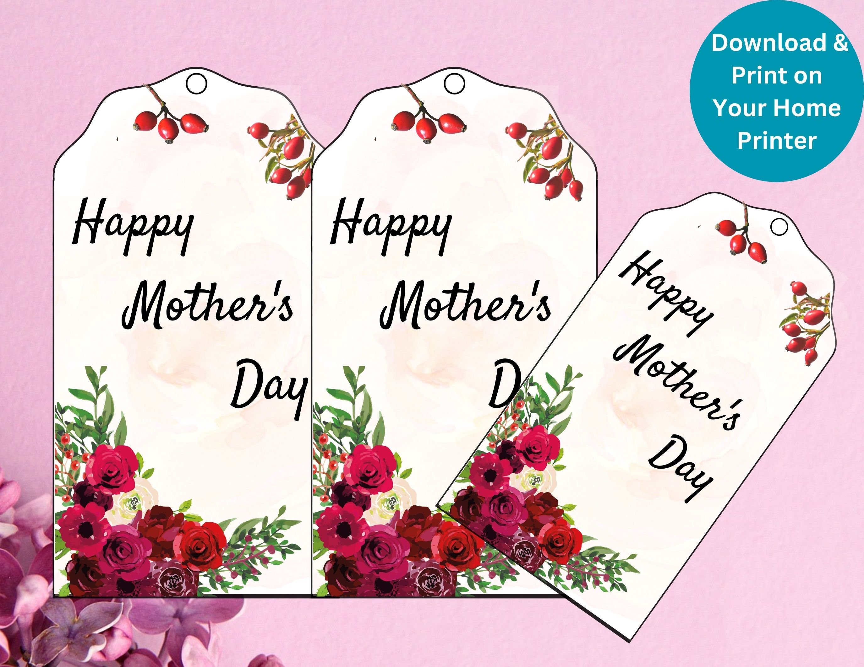 Printable Mother's Day Gift Tags, Favor Tags, Sweet Tags, Mother's Day ...