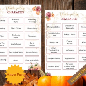 Thanksgiving Printable Game Bundle. 11 Printable Thanksgiving Party ...