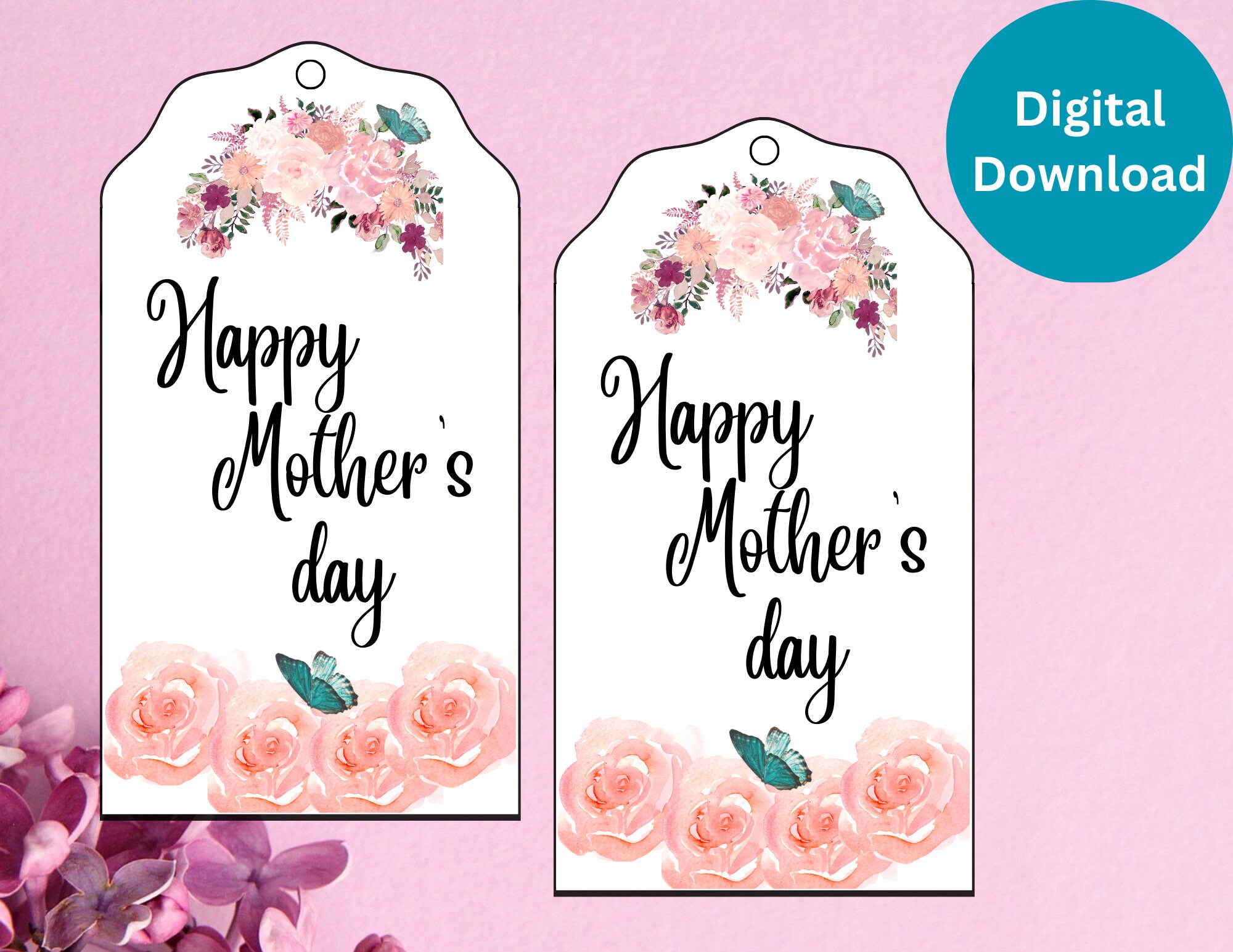 Printable Mother's Day Gift Tags, Favor Tags, Sweet Tags, Mother's Day ...