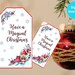 Printable Christmas Gift Tags, Holiday Gift Tags, Cookie Tags, Favor ...