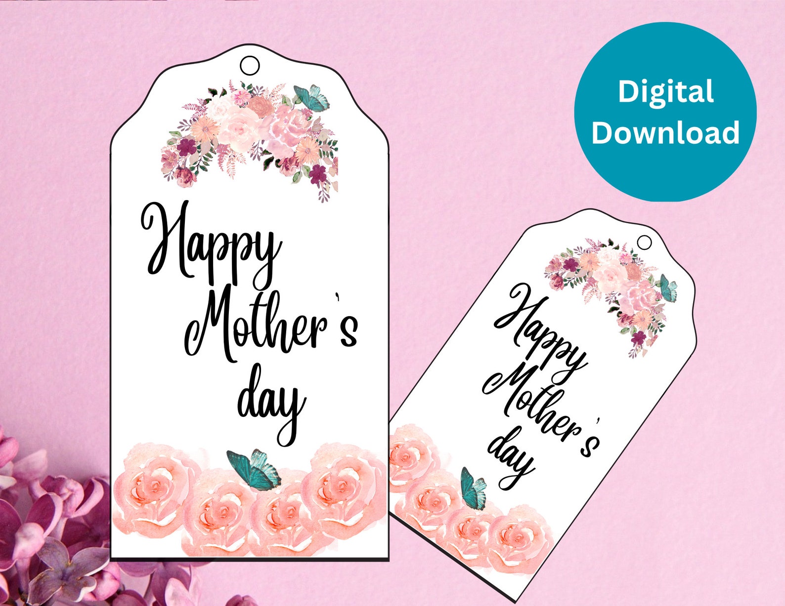 Printable Mother's Day Gift Tags, Favor Tags, Sweet Tags, Mother's Day ...
