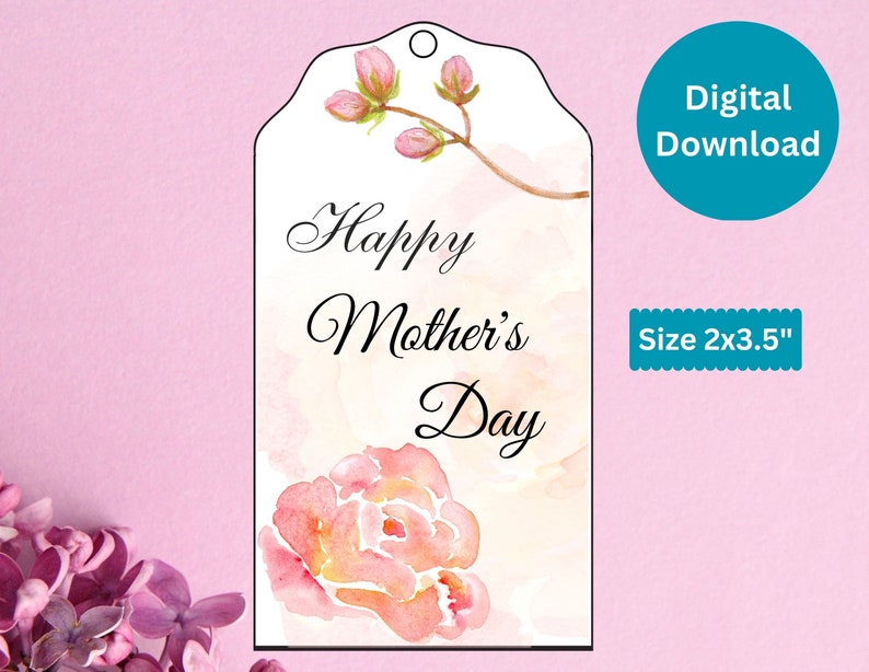 Printable Mother's Day Gift Tags, Favor Tags, Sweet Tags, Mother's Day ...