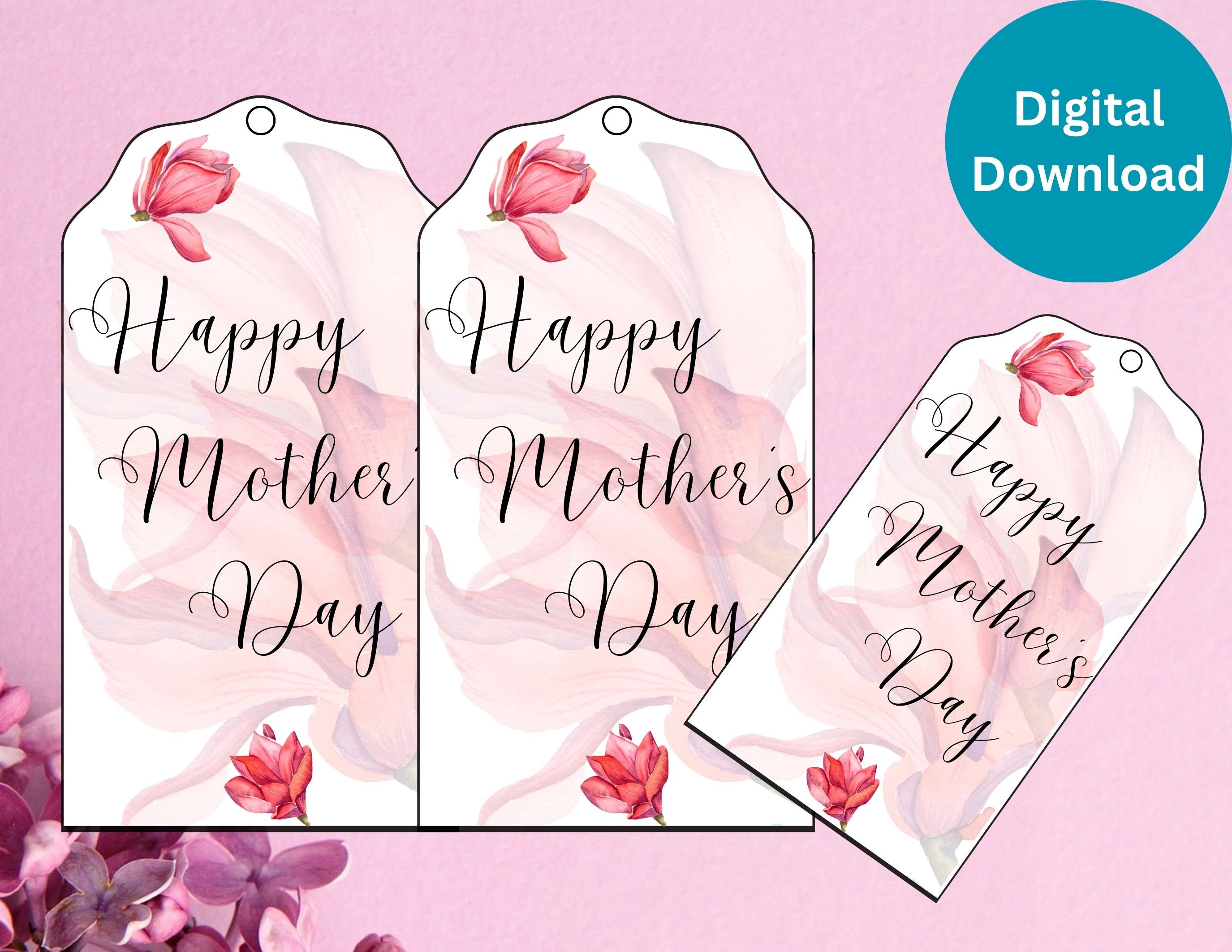 Printable Mother's Day Gift Tags, Favor Tags, Sweet Tags, Mother's Day ...