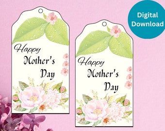 Printable Mother's Day Gift Tags, Favor Tags, Sweet Tags, Mother's Day ...