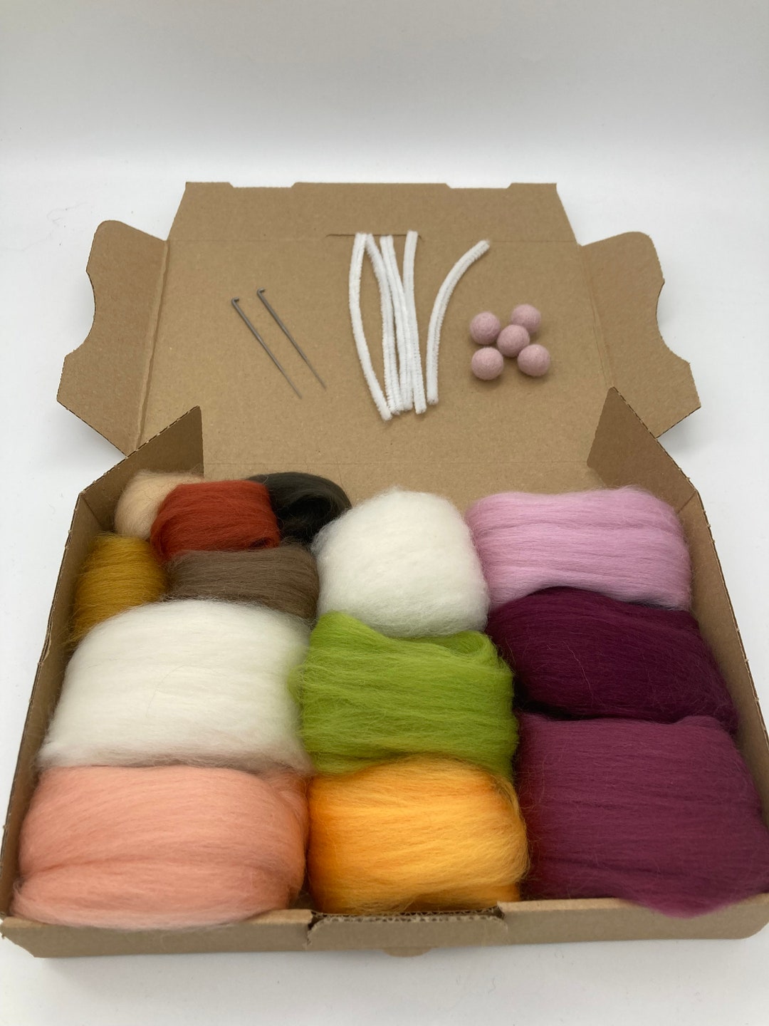 Craft Set spring Fairies Felting for Beginners, Trial Set, Felting Kit ...