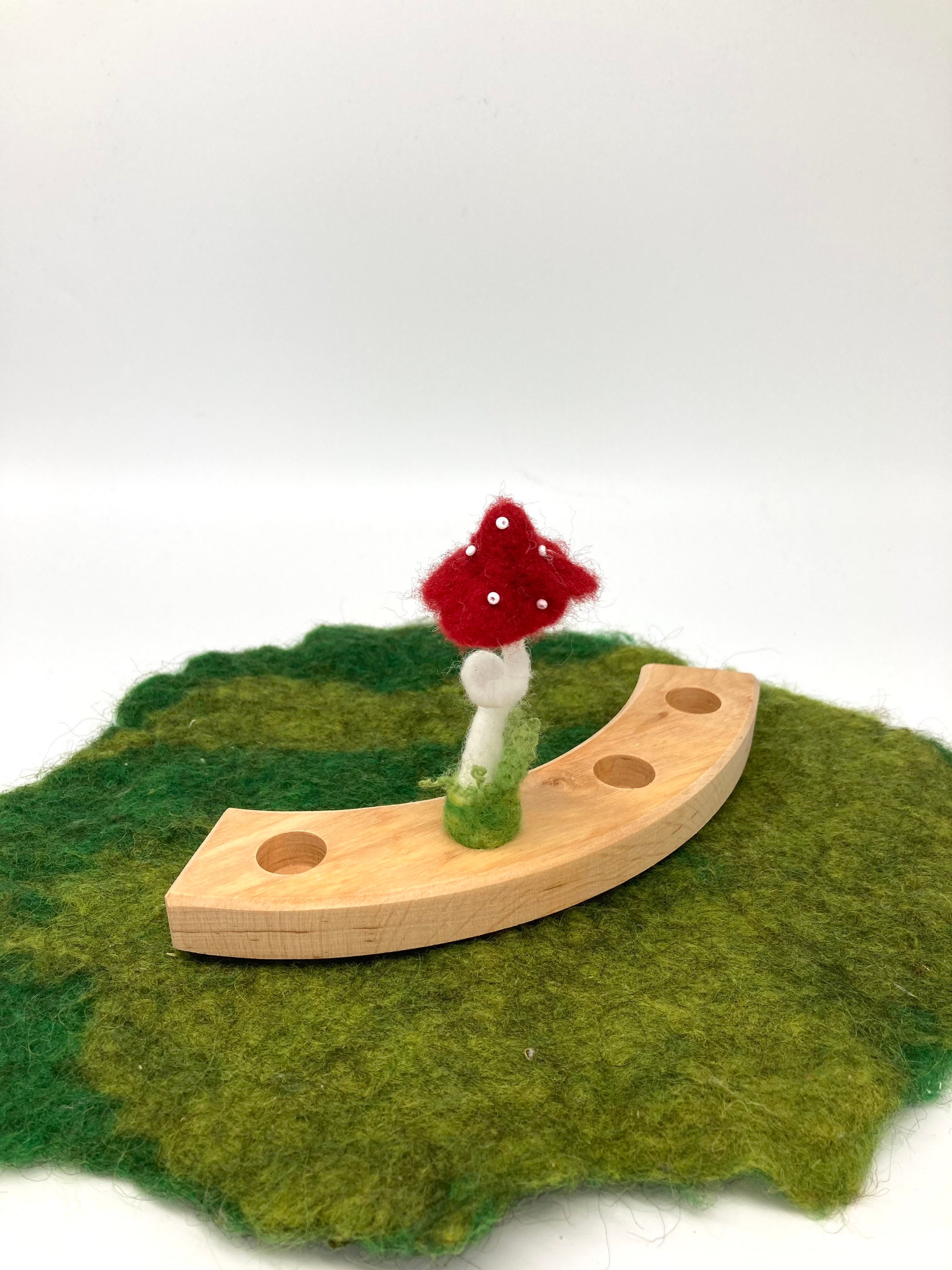 Felted Toadstool Felt Agaric Plug Grimmsring Annual Ring - Etsy