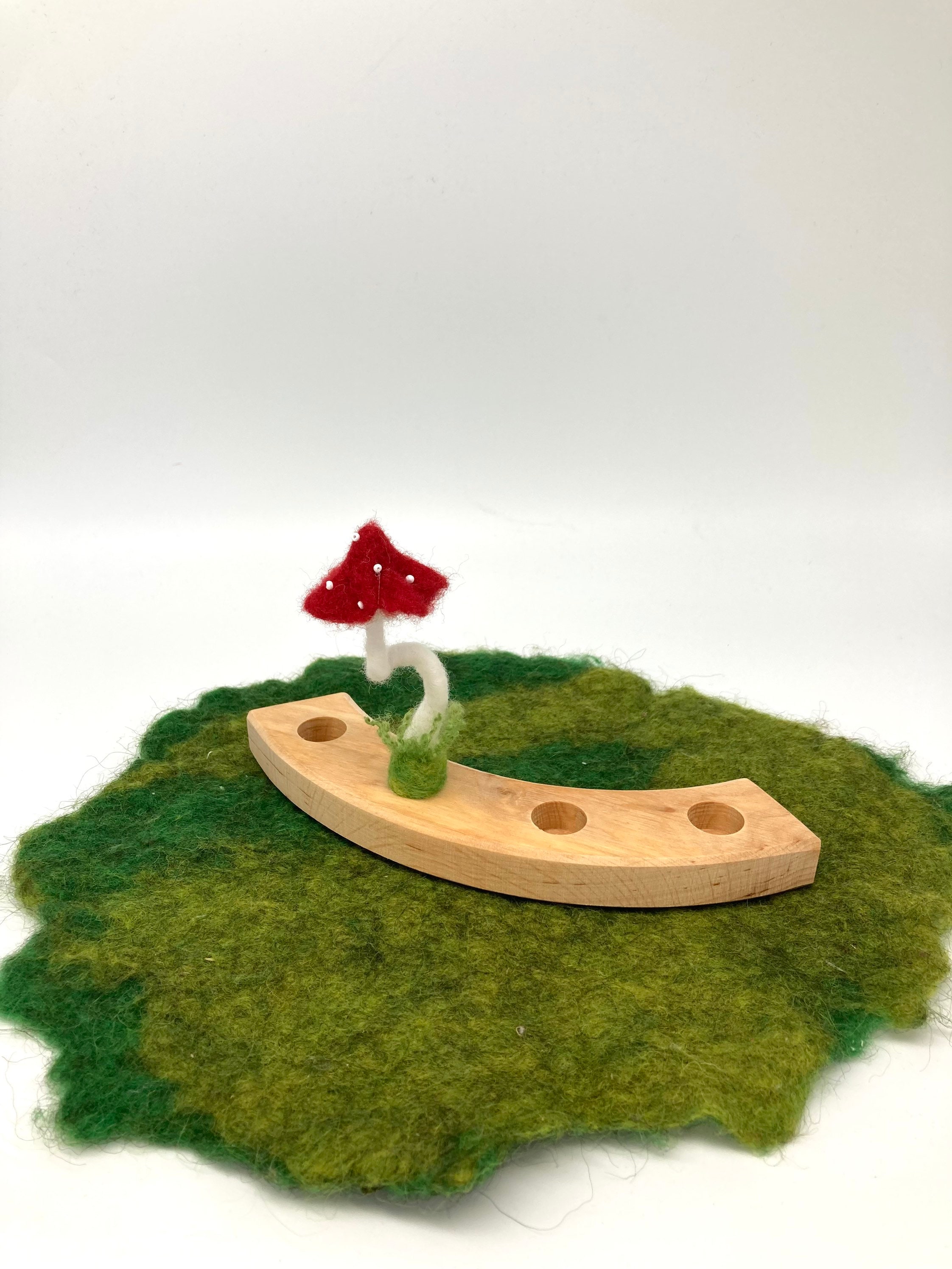 Felted Toadstool Felt Agaric Plug Grimmsring Annual Ring - Etsy
