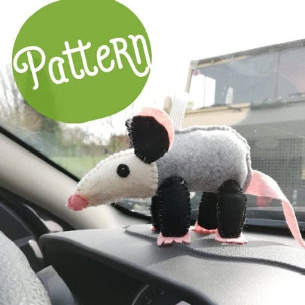 Felt Opossum - Etsy
