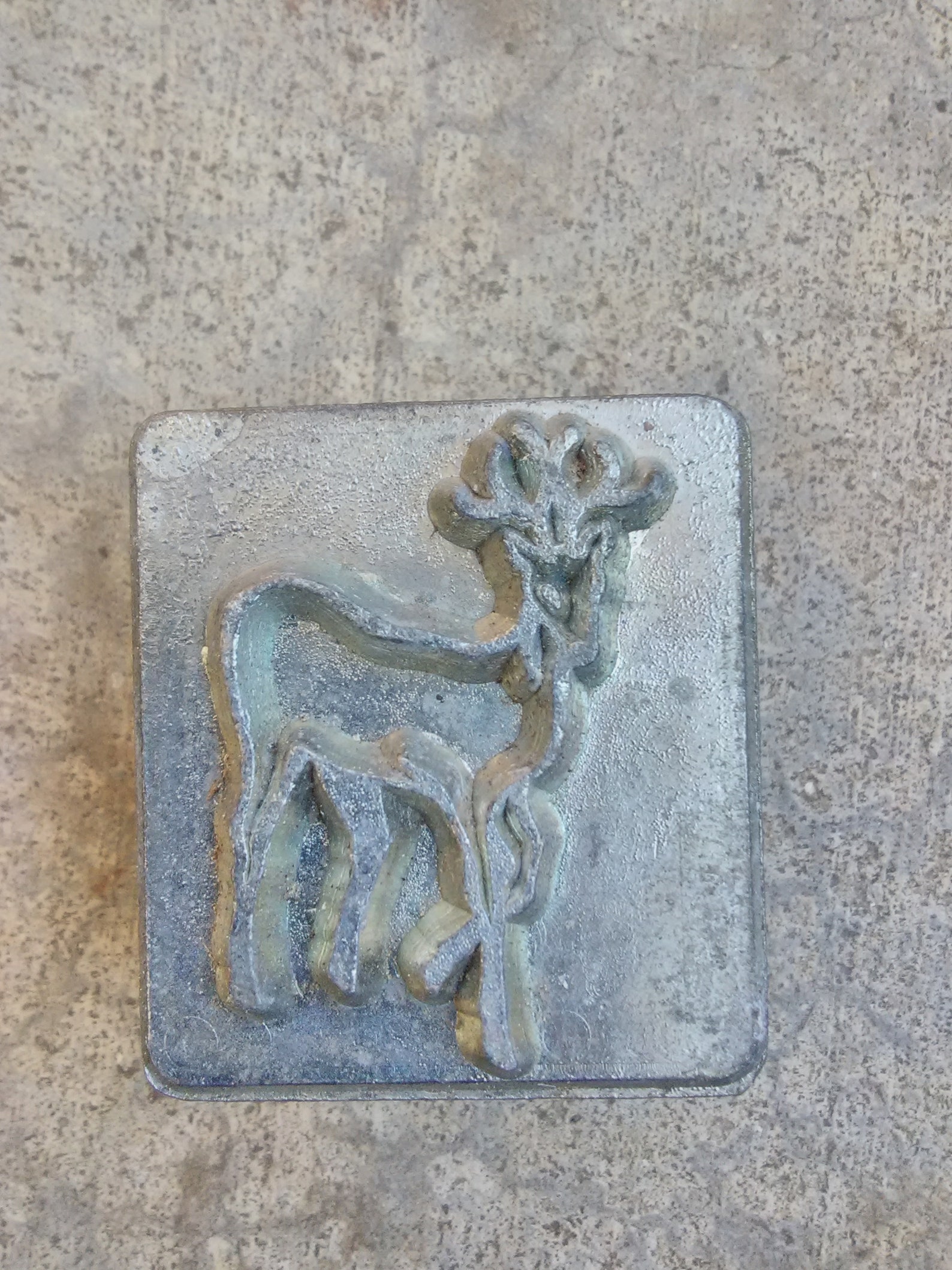Leather Stamp With Deer Design - Etsy