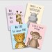 Digital Download Safari Affirmation Cards for Kids, Printable Set of 4 ...