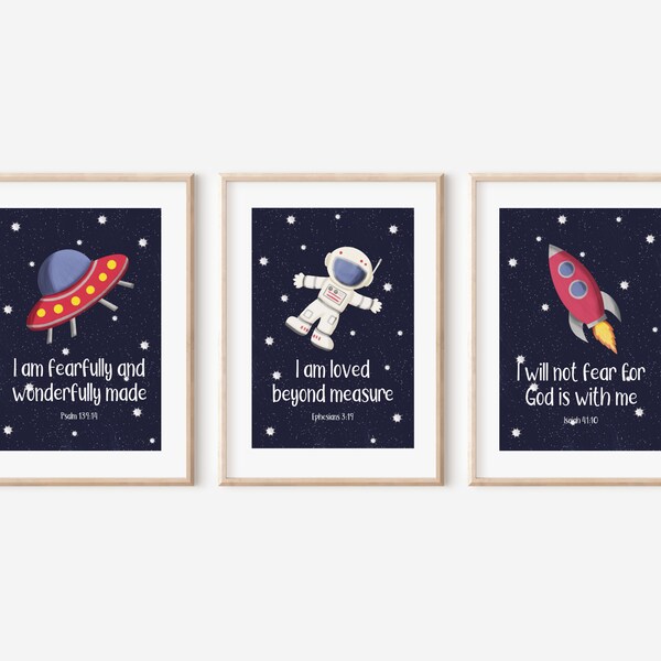 Bible Space Wall Art - Etsy
