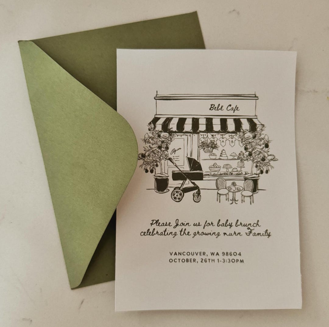 Bebe Cafe | Baby is Brewing | Home Cafe Themed BABY Shower Bundle ...