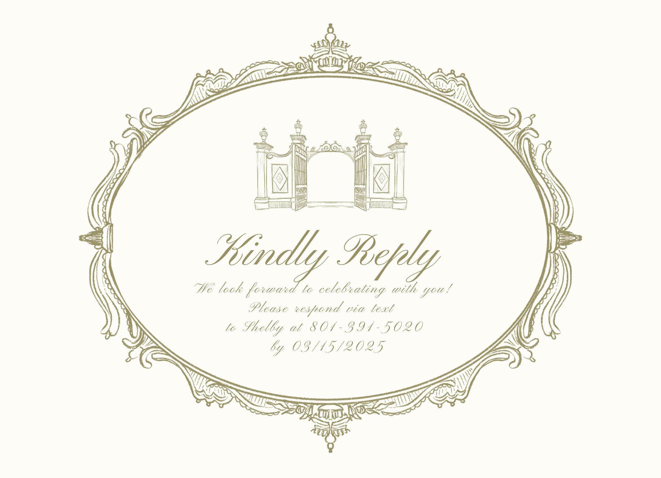 Bridgerton Wedding Invitation Suite: European Castle Design (digital ...