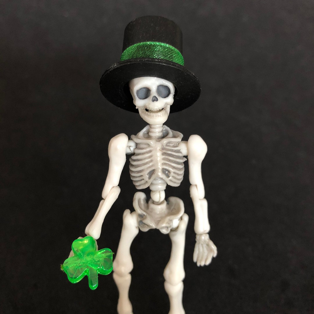 Skeleton Pirate Party Shamrock St. Patricks Day Valentine - Etsy