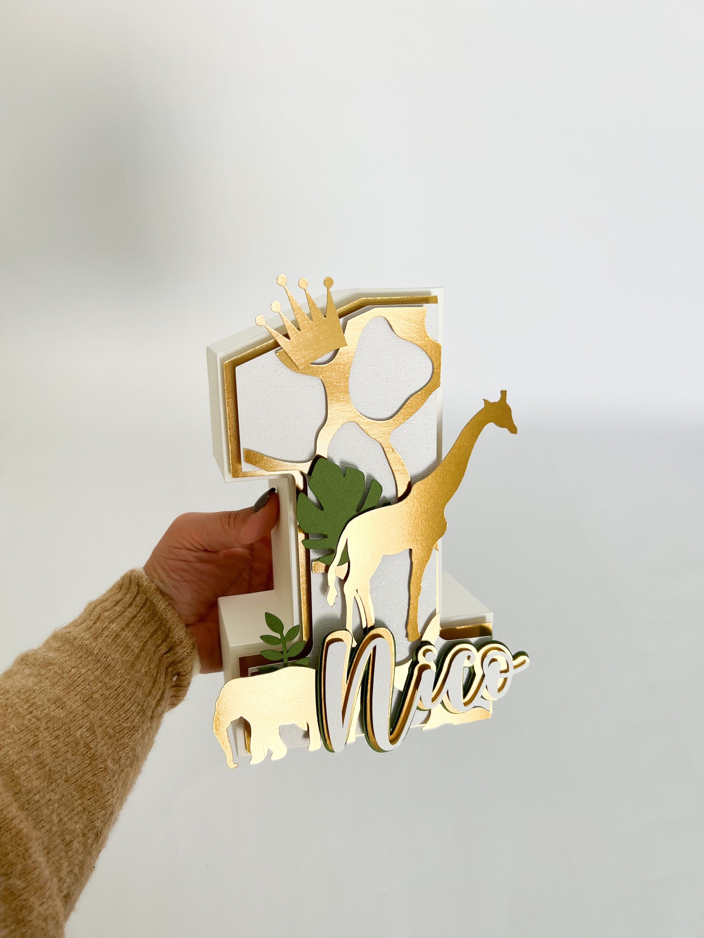 Wild One Party Decorations Customized Numbers Jungle 1st | Etsy